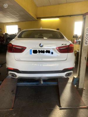 White BMW X6 2016 in Taurage, with an engine capacity of 2.99 L and mileage of 248 thousand km for 13900 €, photo  on AUTOMOTO.COM.LV