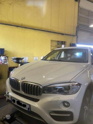 White BMW X6 2016 in Taurage, with an engine capacity of 2.99 L and mileage of 248 thousand km for 13900 €, photo 3 on AUTOMOTO.COM.LV