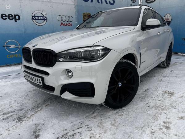 White BMW X6 2016 in Siauliai, with an engine capacity of 2.99 L and mileage of 162 thousand km for 24900 €, photo 1 on AUTOMOTO.COM.LV