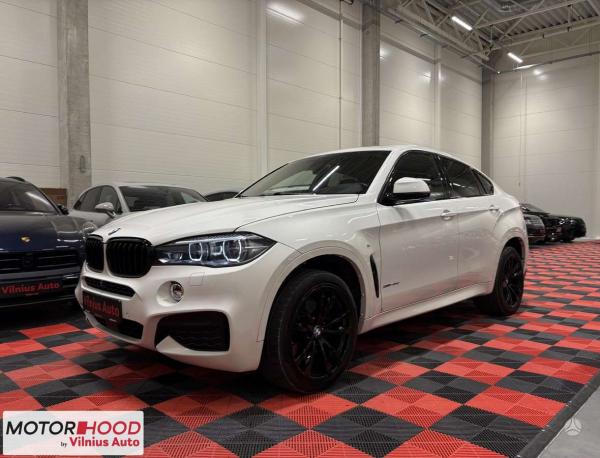 Balts BMW X6 2016 Viļņa, ar dzinēja tilpumu 2.99 L un nobraukumu 186 tūkst. km par 28550 €, foto 1 vietnē AUTOMOTO.COM.LV