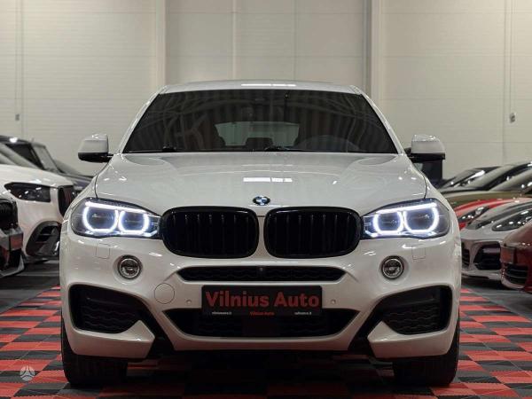 Balts BMW X6 2016 Viļņa, ar dzinēja tilpumu 2.99 L un nobraukumu 186 tūkst. km par 28550 €, foto 2 vietnē AUTOMOTO.COM.LV
