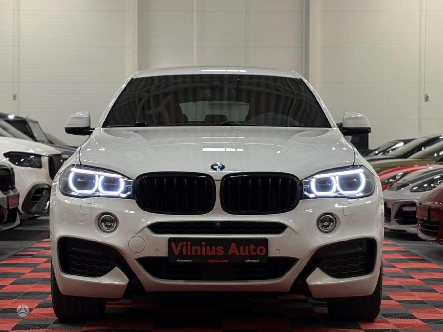 Balts BMW X6 2016 Viļņa, ar dzinēja tilpumu 2.99 L un nobraukumu 186 tūkst. km par 28550 €, foto 2 vietnē AUTOMOTO.COM.LV