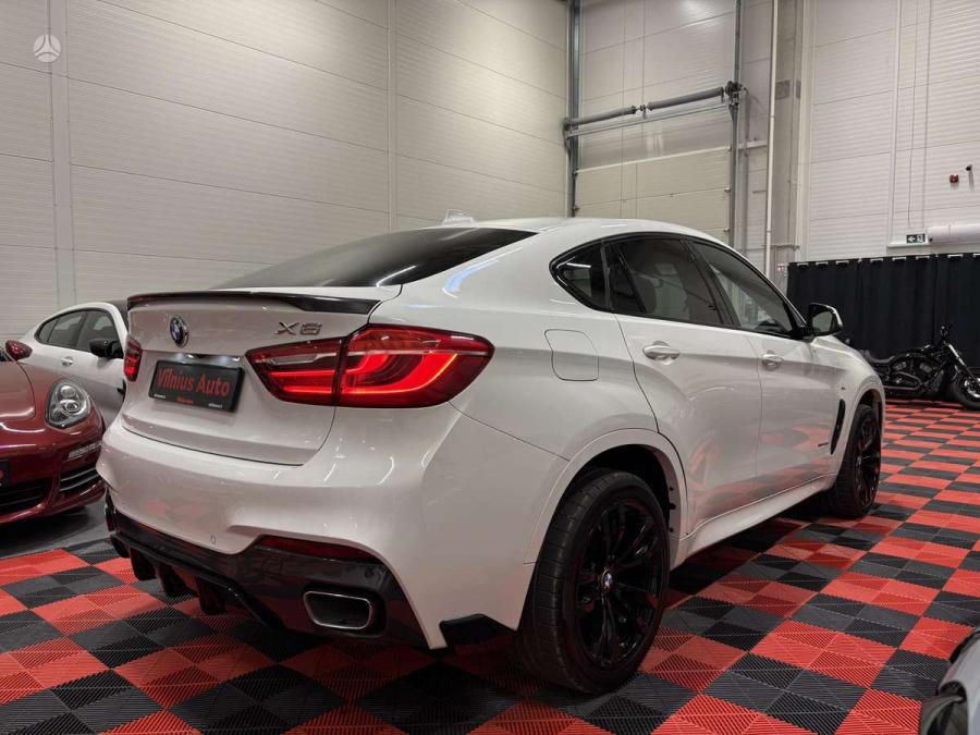 Balts BMW X6 2016 Viļņa, ar dzinēja tilpumu 2.99 L un nobraukumu 186 tūkst. km par 28550 €, foto 4 vietnē AUTOMOTO.COM.LV