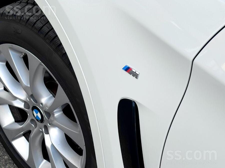 White BMW X6 2016 in Riga, with an engine capacity of 3.00 L and mileage of 244 thousand km for 24700 €, photo 35 on AUTOMOTO.COM.LV