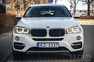 Белый БМВ Х6 2016 в Рига, объемом двигателя 3.00 л и пробегом 0 тыс. км за 24990 €, фото 3 на AUTOMOTO.COM.LV
