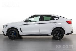 White BMW X6 2016 in Riga, with an engine capacity of 3.00 L and mileage of 73 thousand km for 29500 €, photo 3 on AUTOMOTO.COM.LV