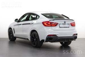 White BMW X6 2016 in Riga, with an engine capacity of 3.00 L and mileage of 73 thousand km for 29500 €, photo 4 on AUTOMOTO.COM.LV