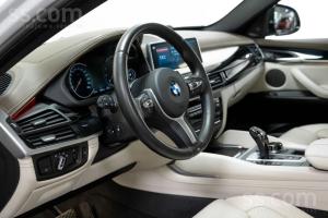 White BMW X6 2016 in Riga, with an engine capacity of 3.00 L and mileage of 73 thousand km for 29500 €, photo 31 on AUTOMOTO.COM.LV