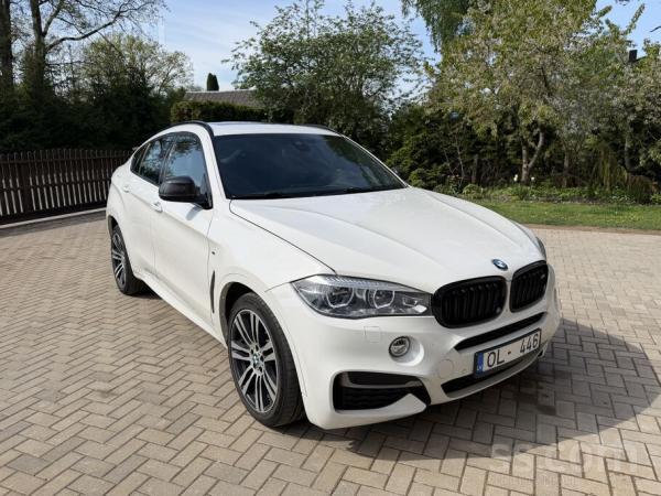 White BMW X6 2016 in Valmiera, with an engine capacity of 3.00 L and mileage of 228 thousand km for 28000 €, photo 3 on AUTOMOTO.COM.LV