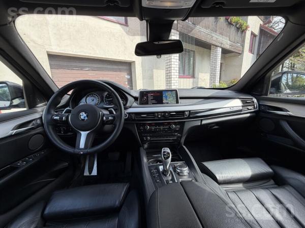 White BMW X6 2016 in Valmiera, with an engine capacity of 3.00 L and mileage of 228 thousand km for 28000 €, photo 7 on AUTOMOTO.COM.LV