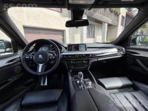 White BMW X6 2016 in Valmiera, with an engine capacity of 3.00 L and mileage of 228 thousand km for 28000 €, photo 8 on AUTOMOTO.COM.LV
