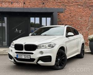 Balts BMW X6 2016 Tallina, ar dzinēja tilpumu 3.00 L un nobraukumu 241 tūkst. km par 24999 €, foto  vietnē AUTOMOTO.COM.LV
