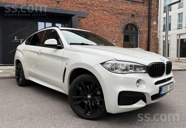 Balts BMW X6 2016 Tallina, ar dzinēja tilpumu 3.00 L un nobraukumu 241 tūkst. km par 24999 €, foto 6 vietnē AUTOMOTO.COM.LV
