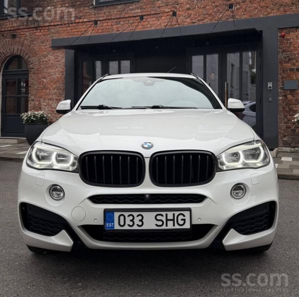 Balts BMW X6 2016 Tallina, ar dzinēja tilpumu 3.00 L un nobraukumu 241 tūkst. km par 24999 €, foto 9 vietnē AUTOMOTO.COM.LV