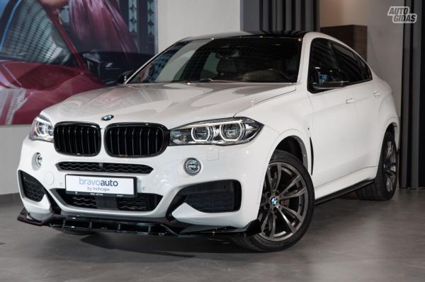 Balts BMW X6 2016 Kauņa, ar dzinēja tilpumu 3.00 L un nobraukumu 130 tūkst. km par 29991 €, foto 1 vietnē AUTOMOTO.COM.LV