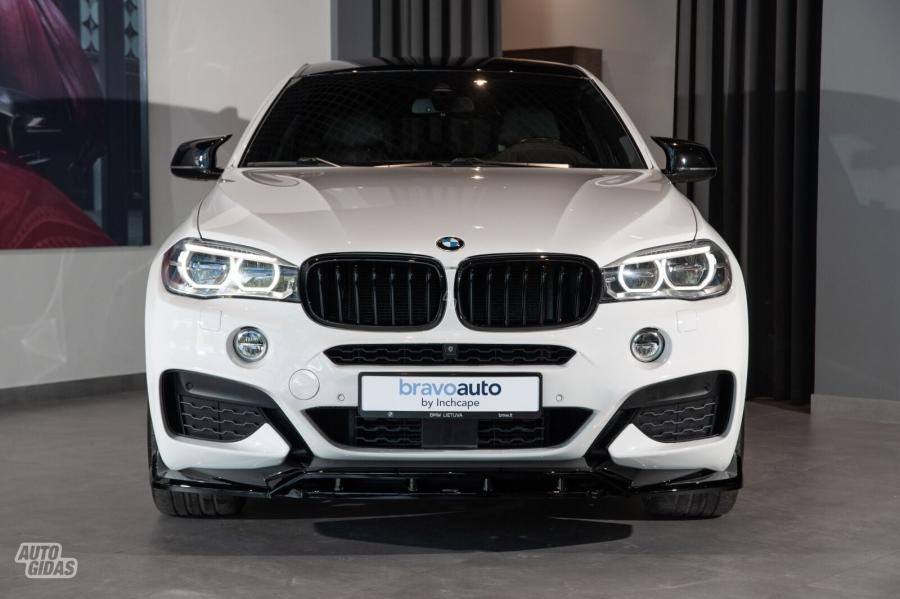 Balts BMW X6 2016 Kauņa, ar dzinēja tilpumu 3.00 L un nobraukumu 130 tūkst. km par 29991 €, foto 3 vietnē AUTOMOTO.COM.LV