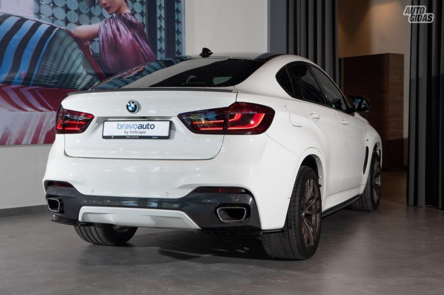 Balts BMW X6 2016 Kauņa, ar dzinēja tilpumu 3.00 L un nobraukumu 130 tūkst. km par 29991 €, foto 6 vietnē AUTOMOTO.COM.LV