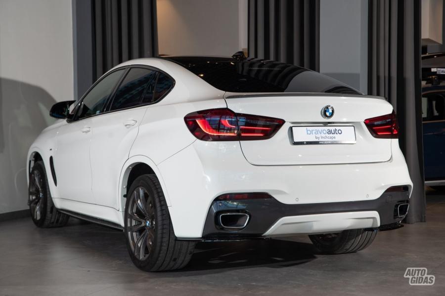 Balts BMW X6 2016 Kauņa, ar dzinēja tilpumu 3.00 L un nobraukumu 130 tūkst. km par 29991 €, foto 8 vietnē AUTOMOTO.COM.LV
