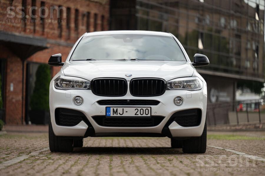 Balts BMW X6 2016 Rīga, ar dzinēja tilpumu 3.00 L un nobraukumu 310 tūkst. km par 21500 €, foto 5 vietnē AUTOMOTO.COM.LV