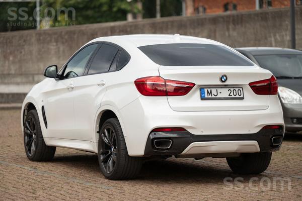 Balts BMW X6 2016 Rīga, ar dzinēja tilpumu 3.00 L un nobraukumu 310 tūkst. km par 21500 €, foto 10 vietnē AUTOMOTO.COM.LV