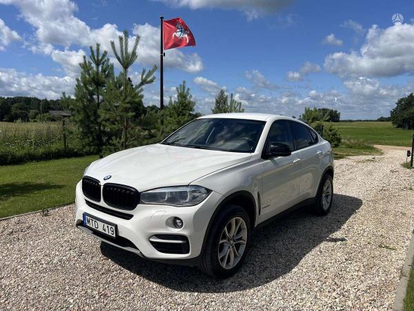 Balts BMW X6 2016 Molėtai, ar dzinēja tilpumu 2.99 L un nobraukumu 343 tūkst. km par 19999 €, foto 3 vietnē AUTOMOTO.COM.LV
