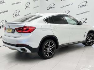 White BMW X6 2016 in Vilnius, with an engine capacity of 2.98 L and mileage of 143 thousand km for 19900 €, photo 4 on AUTOMOTO.COM.LV