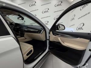 White BMW X6 2016 in Vilnius, with an engine capacity of 2.98 L and mileage of 143 thousand km for 19900 €, photo 10 on AUTOMOTO.COM.LV