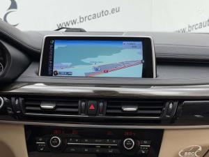 White BMW X6 2016 in Vilnius, with an engine capacity of 2.98 L and mileage of 143 thousand km for 19900 €, photo 18 on AUTOMOTO.COM.LV