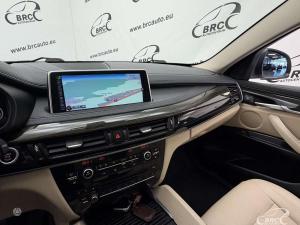 White BMW X6 2016 in Vilnius, with an engine capacity of 2.98 L and mileage of 143 thousand km for 19900 €, photo 30 on AUTOMOTO.COM.LV