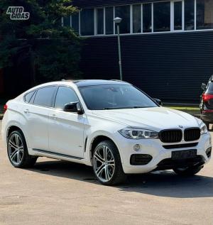 White BMW X6 2016 in Kaunas, with an engine capacity of 3.00 L and mileage of 169 thousand km for 23500 €, photo 4 on AUTOMOTO.COM.LV