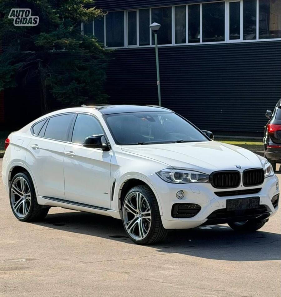 White BMW X6 2016 in Kaunas, with an engine capacity of 3.00 L and mileage of 169 thousand km for 23500 €, photo 4 on AUTOMOTO.COM.LV