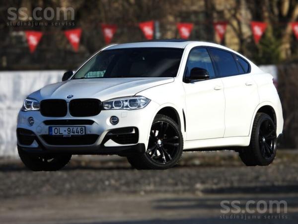 Balts BMW X6 2016 Rīga, ar dzinēja tilpumu 3.00 L un nobraukumu 216 tūkst. km par 27200 €, foto 1 vietnē AUTOMOTO.COM.LV