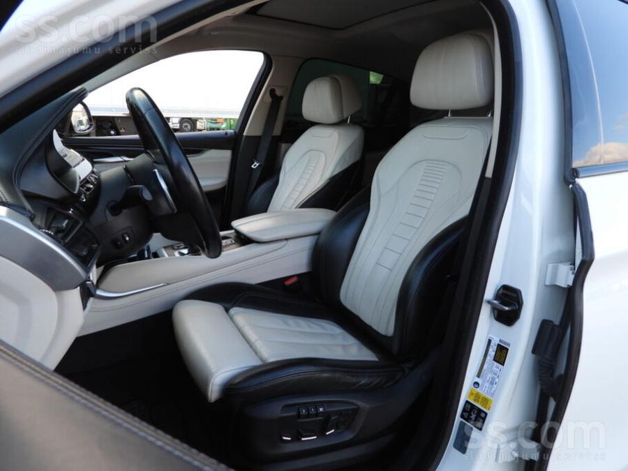 Balts BMW X6 2016 Rīga, ar dzinēja tilpumu 3.00 L un nobraukumu 216 tūkst. km par 27200 €, foto 10 vietnē AUTOMOTO.COM.LV
