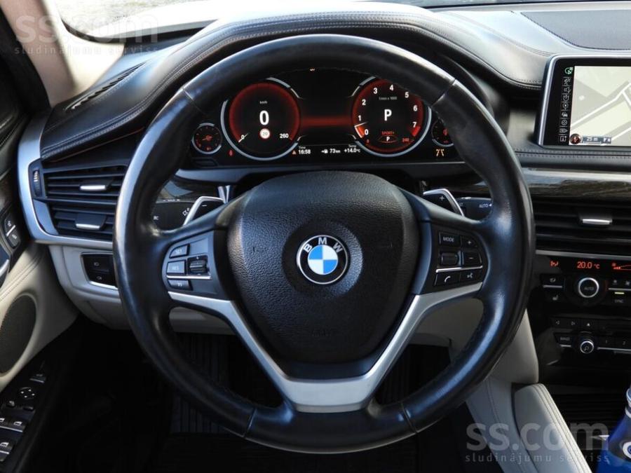 Balts BMW X6 2016 Rīga, ar dzinēja tilpumu 3.00 L un nobraukumu 216 tūkst. km par 27200 €, foto 14 vietnē AUTOMOTO.COM.LV