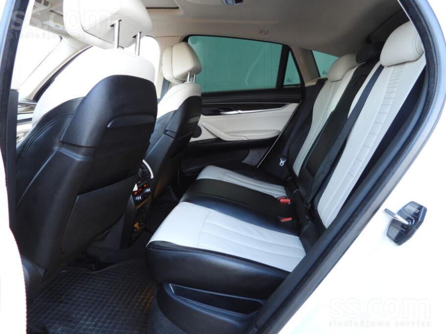 Balts BMW X6 2016 Rīga, ar dzinēja tilpumu 3.00 L un nobraukumu 216 tūkst. km par 27200 €, foto 22 vietnē AUTOMOTO.COM.LV