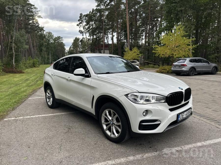 Balts BMW X6 2016 Jūrmala, ar dzinēja tilpumu 3.00 L un nobraukumu 198 tūkst. km par 23500 €, foto 6 vietnē AUTOMOTO.COM.LV
