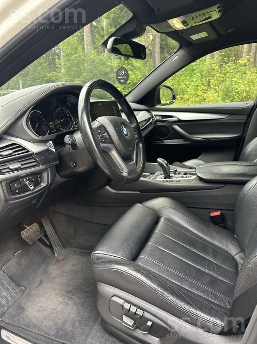 Balts BMW X6 2016 Jūrmala, ar dzinēja tilpumu 3.00 L un nobraukumu 198 tūkst. km par 23500 €, foto 8 vietnē AUTOMOTO.COM.LV