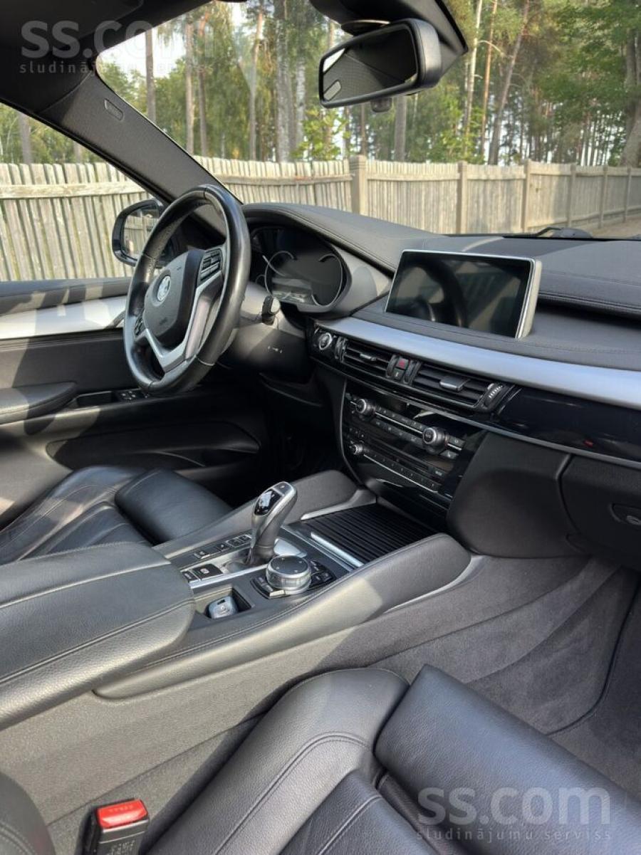 Balts BMW X6 2016 Jūrmala, ar dzinēja tilpumu 3.00 L un nobraukumu 198 tūkst. km par 23500 €, foto 19 vietnē AUTOMOTO.COM.LV