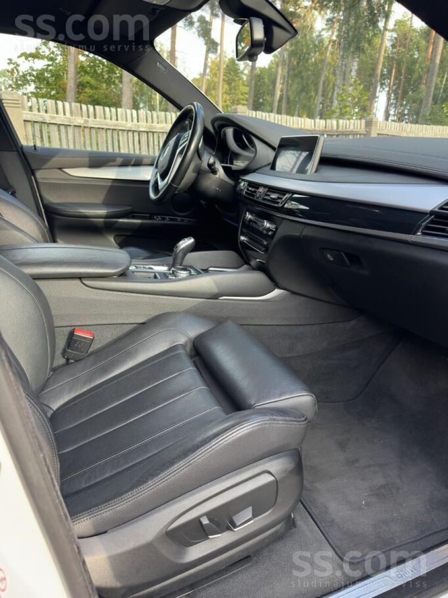 Balts BMW X6 2016 Jūrmala, ar dzinēja tilpumu 3.00 L un nobraukumu 198 tūkst. km par 23500 €, foto 20 vietnē AUTOMOTO.COM.LV