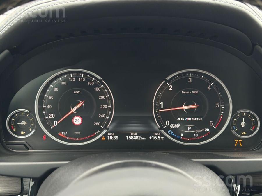 Balts BMW X6 2016 Rīga, ar dzinēja tilpumu 3.00 L un nobraukumu 158 tūkst. km par 27990 €, foto 14 vietnē AUTOMOTO.COM.LV