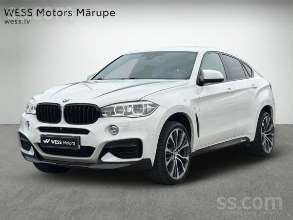 BMW X6 2016 Rīga vietnē Balts BMW X6 2016 Rīga, ar dzinēja tilpumu 3.00 L un nobraukumu 158 tūkst. km par 27990 €, foto 1 vietnē AUTOMOTO.COM.LV
