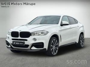 White BMW X6 2016 in Riga, with an engine capacity of 3.00 L and mileage of 158 thousand km for 27990 €, photo  on AUTOMOTO.COM.LV