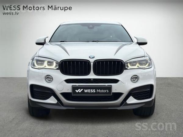 BMW X6 2016 Rīga vietnē Balts BMW X6 2016 Rīga, ar dzinēja tilpumu 3.00 L un nobraukumu 158 tūkst. km par 27990 €, foto 6 vietnē AUTOMOTO.COM.LV