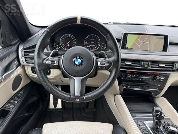 BMW X6 2016 Rīga vietnē Balts BMW X6 2016 Rīga, ar dzinēja tilpumu 3.00 L un nobraukumu 158 tūkst. km par 27990 €, foto 10 vietnē AUTOMOTO.COM.LV