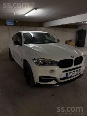 White BMW X6 2016 in Riga, with an engine capacity of 3.00 L and mileage of 225 thousand km for 20999 €, photo 3 on AUTOMOTO.COM.LV