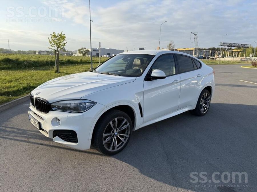 Balts BMW X6 2017 Liepāja, ar dzinēja tilpumu 3.00 L un nobraukumu 136 tūkst. km par 31000 €, foto 1 vietnē AUTOMOTO.COM.LV