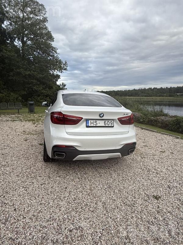 Balts BMW X6 2017 Jūrmala, ar dzinēja tilpumu 3.00 L un nobraukumu 189 tūkst. km par 33898 €, foto 3 vietnē AUTOMOTO.COM.LV