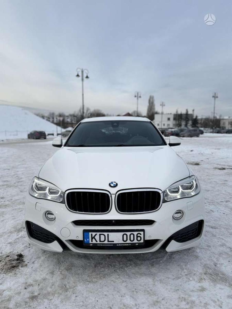 Balts BMW X6 2017 Klaipėda, ar dzinēja tilpumu 2.99 L un nobraukumu 195 tūkst. km par 24500 €, foto 2 vietnē AUTOMOTO.COM.LV