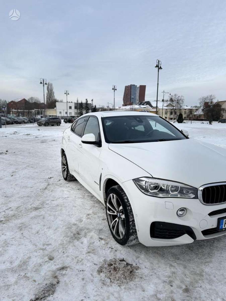 Balts BMW X6 2017 Klaipėda, ar dzinēja tilpumu 2.99 L un nobraukumu 195 tūkst. km par 24500 €, foto 6 vietnē AUTOMOTO.COM.LV