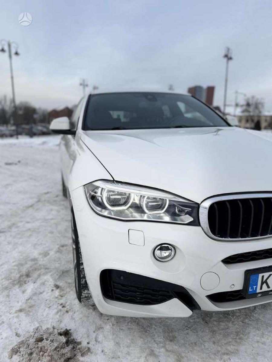 Balts BMW X6 2017 Klaipėda, ar dzinēja tilpumu 2.99 L un nobraukumu 195 tūkst. km par 24500 €, foto 7 vietnē AUTOMOTO.COM.LV